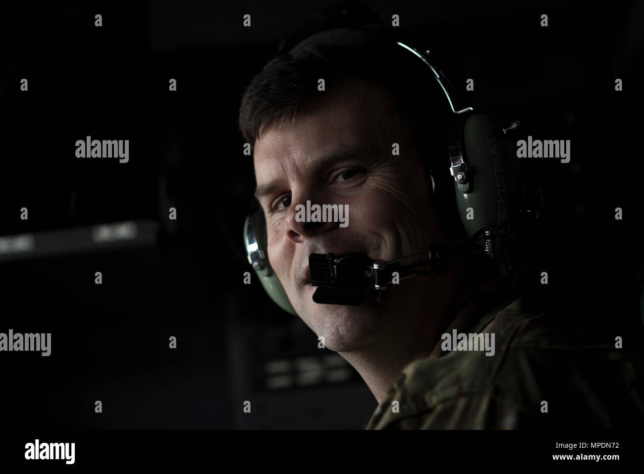 A U.S. Air Force pilot assigned to the 4th Special Operations Squadron ...
