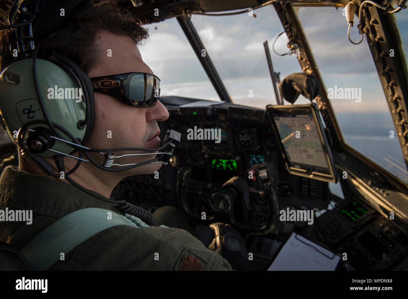 A U.S. Air Force pilot assigned to the 4th Special Operations Squadron ...