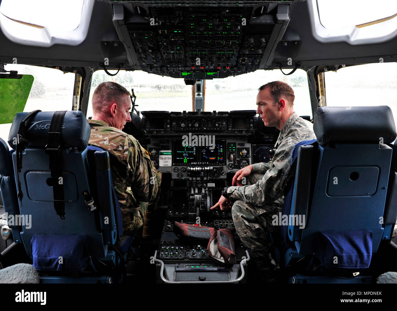 U.S. Army Maj. Gen. Gary Volesky (left), incoming I Corps commanding ...