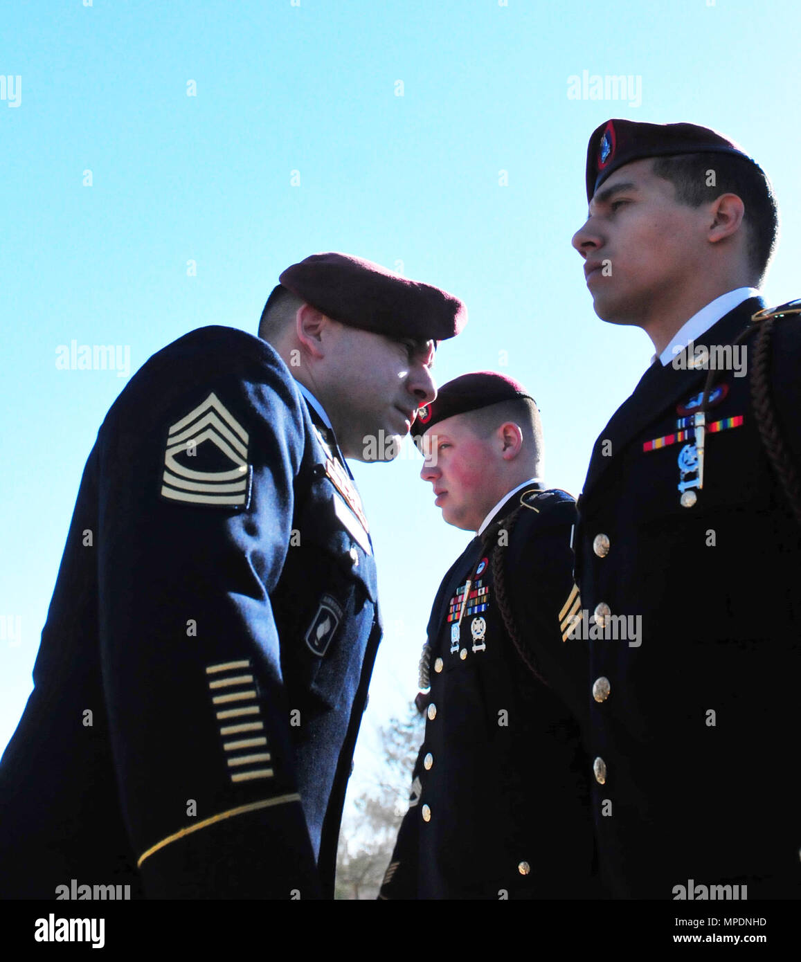 Platoon sergeants from the 3rd Brigade Combat Team, 82nd Airborne ...
