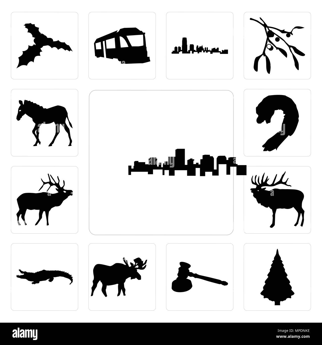 Virginia state outline set map hi-res stock photography and images - Alamy