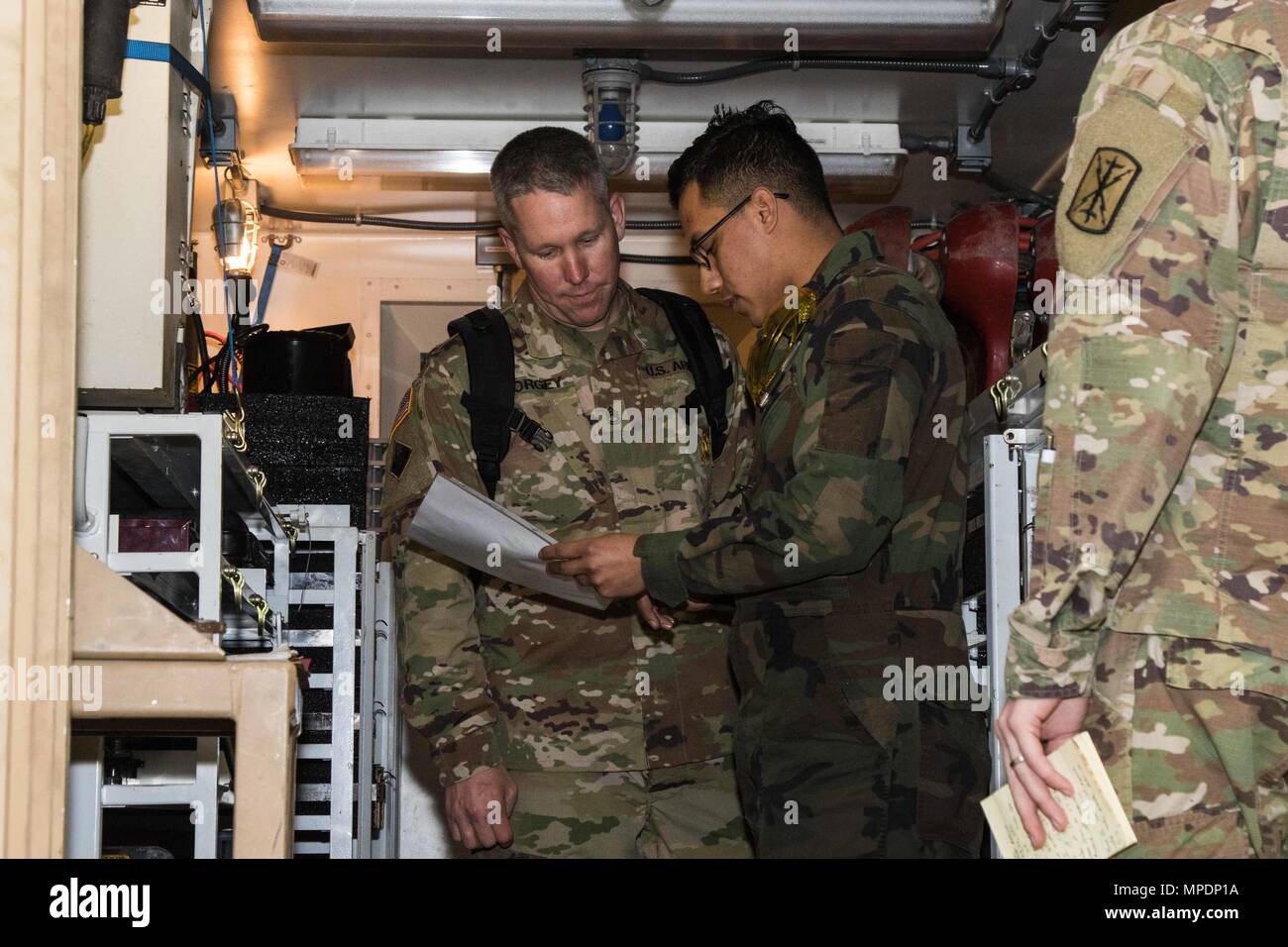 Sgt. 1st Class Dustin Forgey from the U.S. Army Ordnance School ...