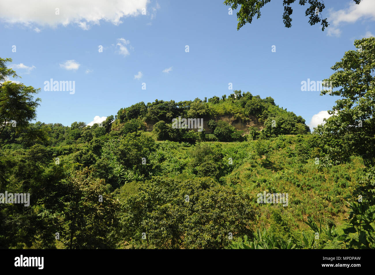 Bandarban, Bangladesh - October 01, 2010: The Landscape view of ...