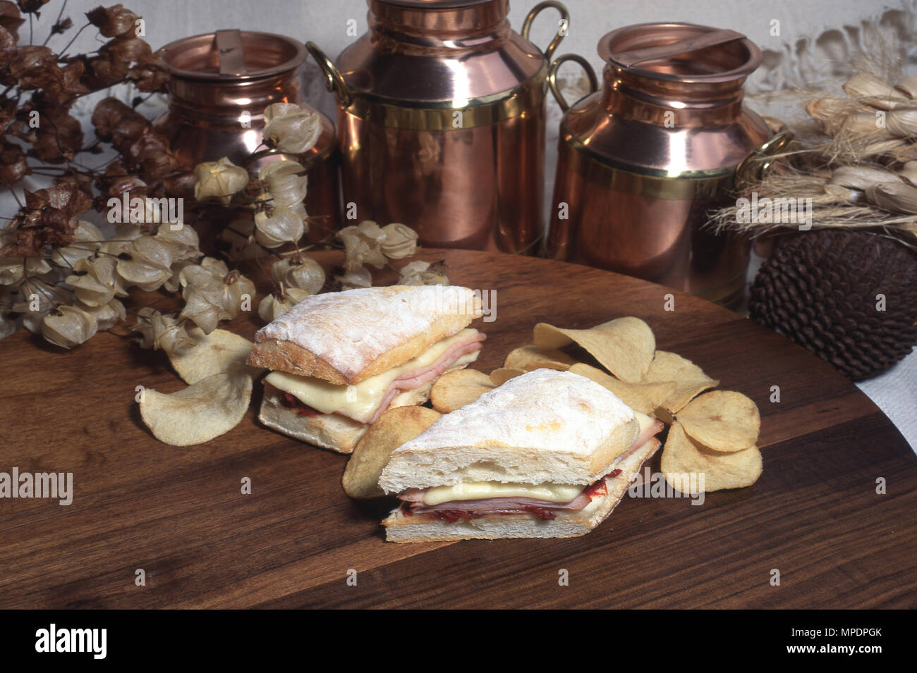 Round of sandwiches hi-res stock photography and images - Alamy