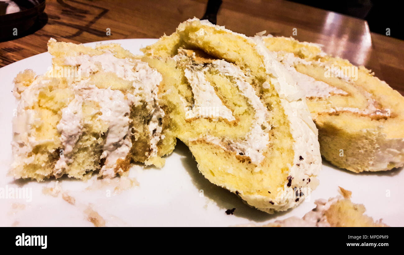 Biscuit food knife fork plate hi-res stock photography and images - Alamy