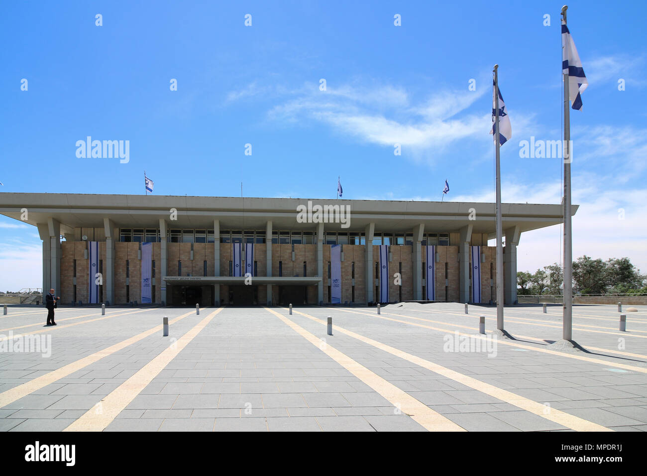 Jerusalem, Israel - 16 May 2018: View of the Knesset, the Israeli ...