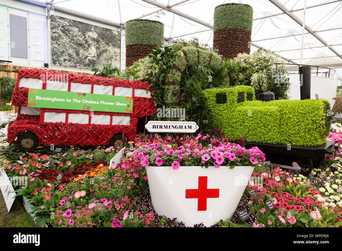 The Windrush Garden designed by Birmingham City Council and Floella ...