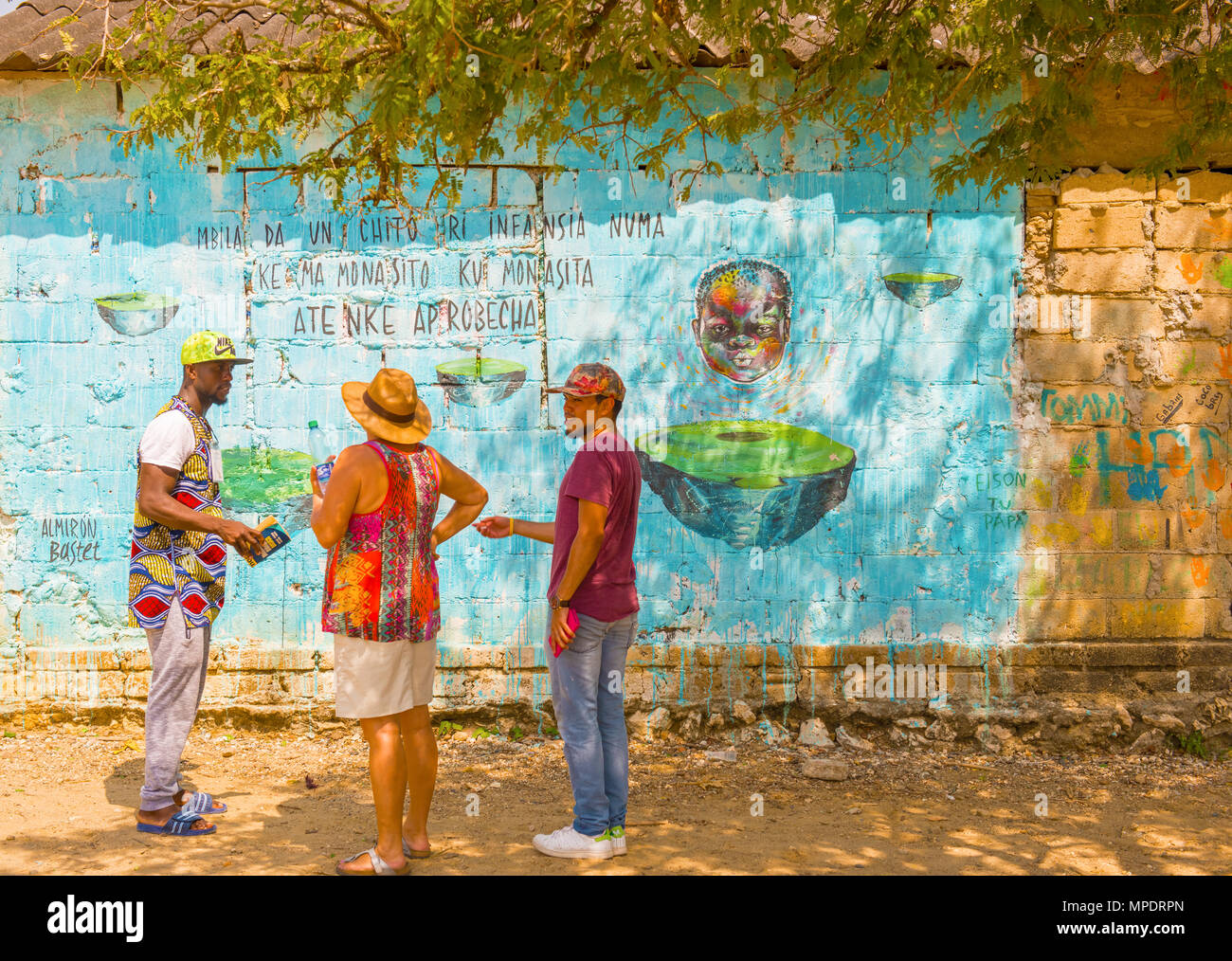 San Basilio de Palenque, Colombia - March 25, 2017: It is the first ...