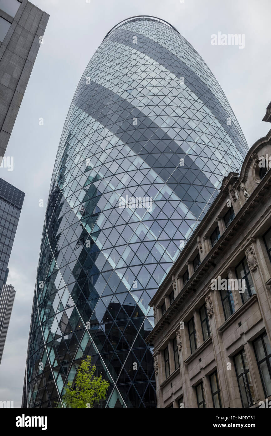 Gherkin Building in London Stock Photo - Alamy