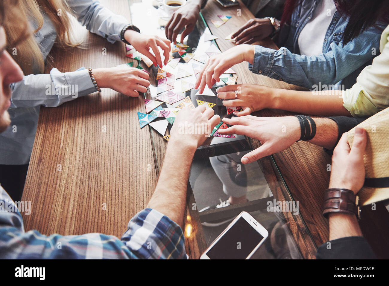 People sitting poker table playing hi-res stock photography and images ...