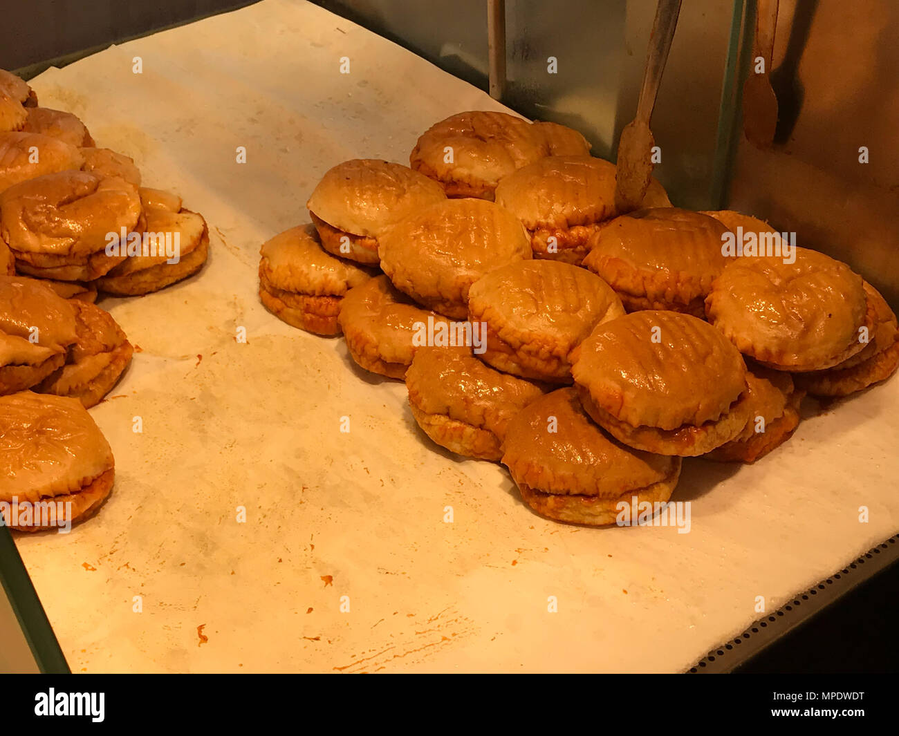Turkish Wet Burger with sauce / islak hamburger. FastFood Stock Photo ...