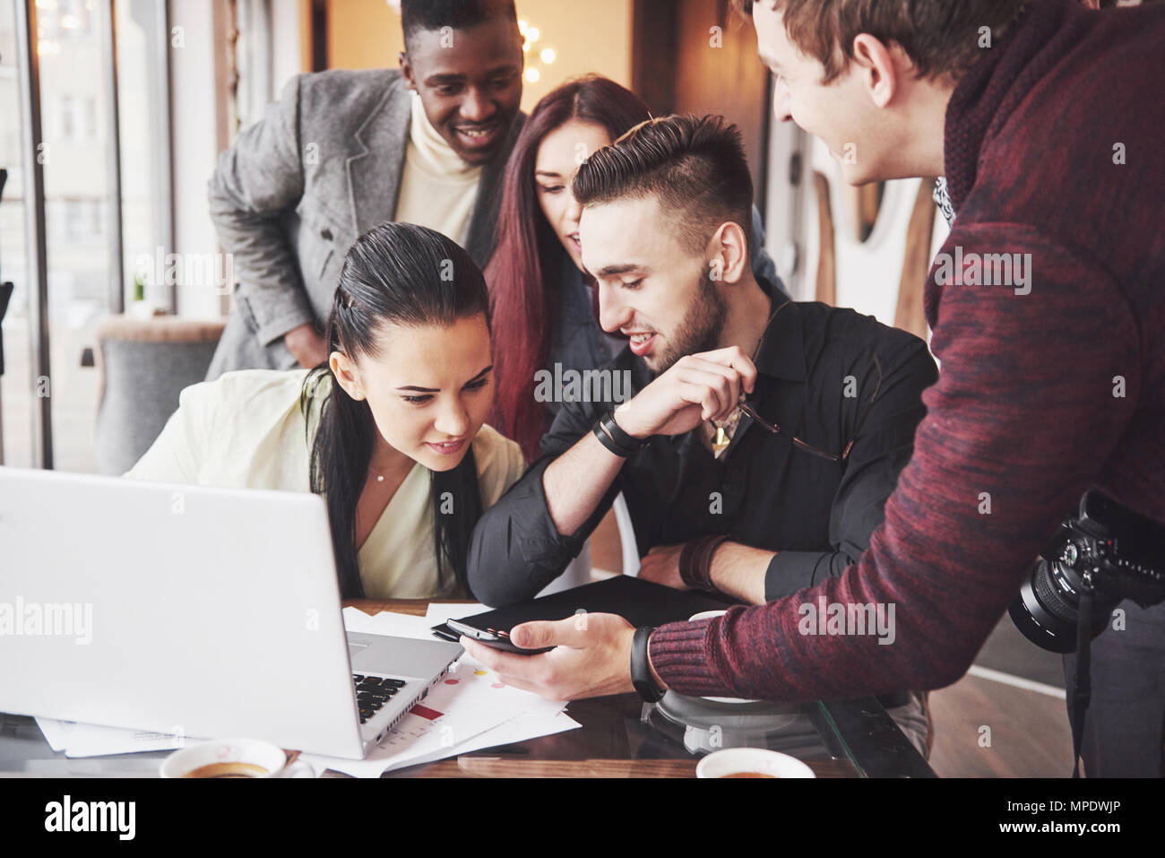 Multi ethnic business people, entrepreneur, business, small business ...