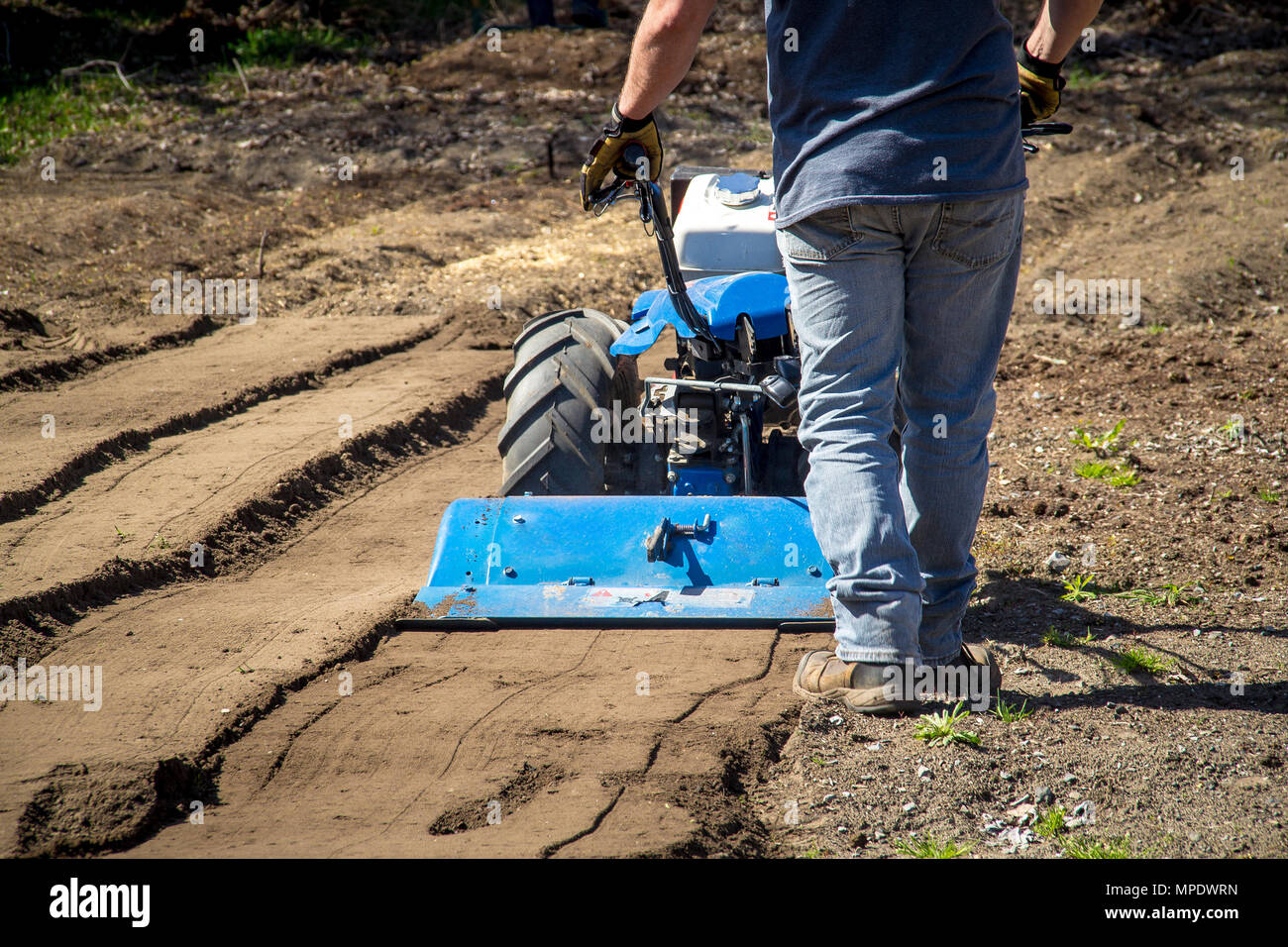 Garden cultivator machine hi-res stock photography and images - Alamy