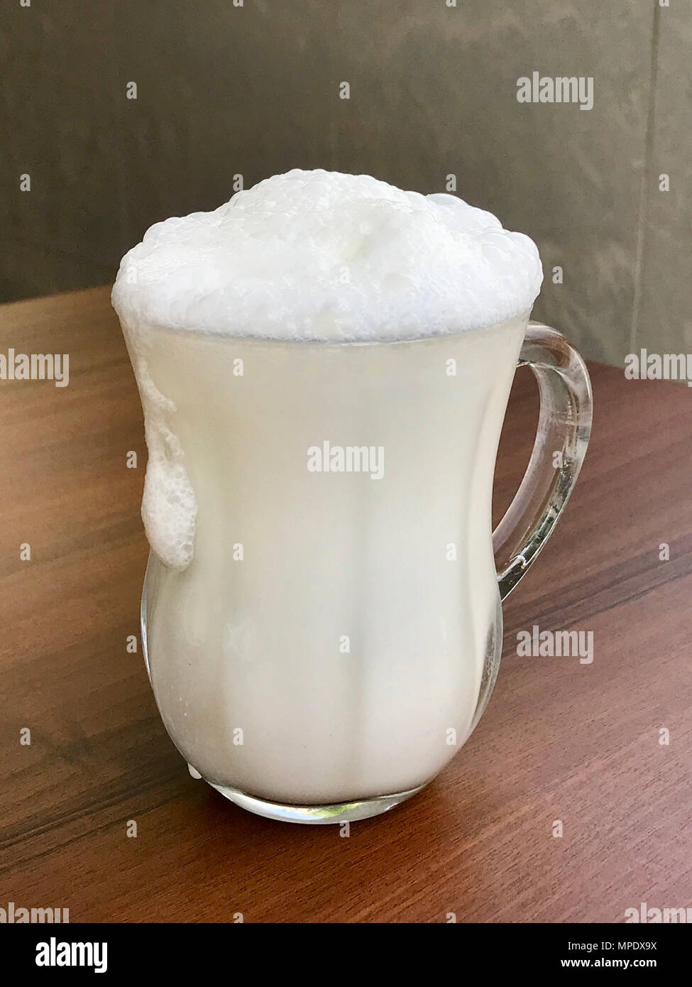 Turkish Drink Ayran or Kefir / Buttermilk made with yogurt. Traditional ...