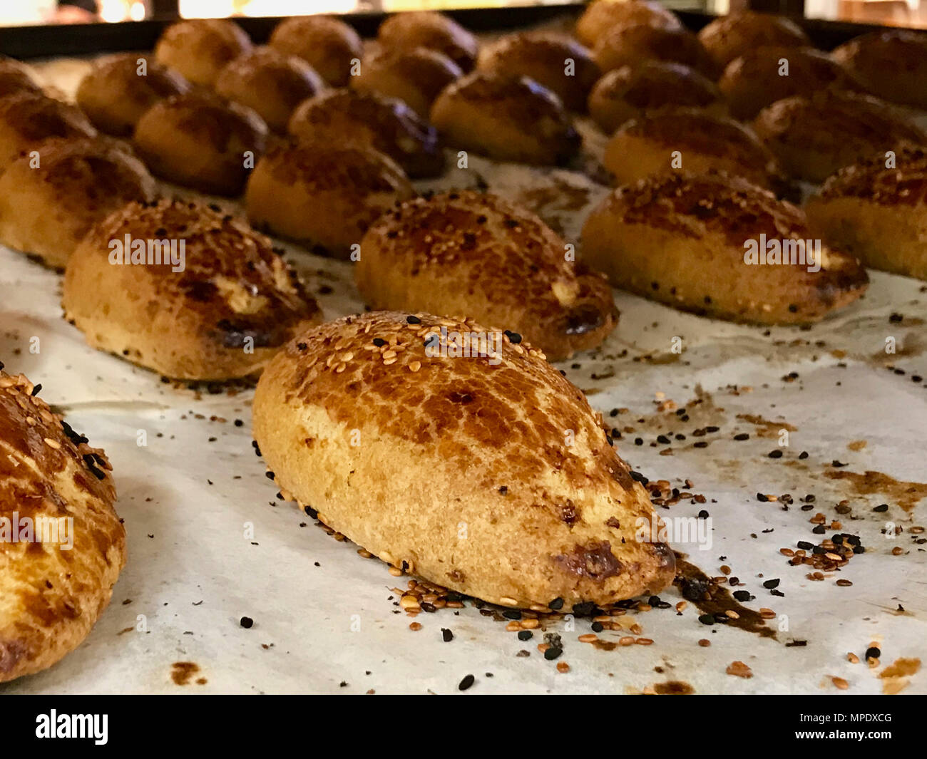 Turkish Pastries Pogaca on Tray. Traditional Bakery Stock Photo - Alamy