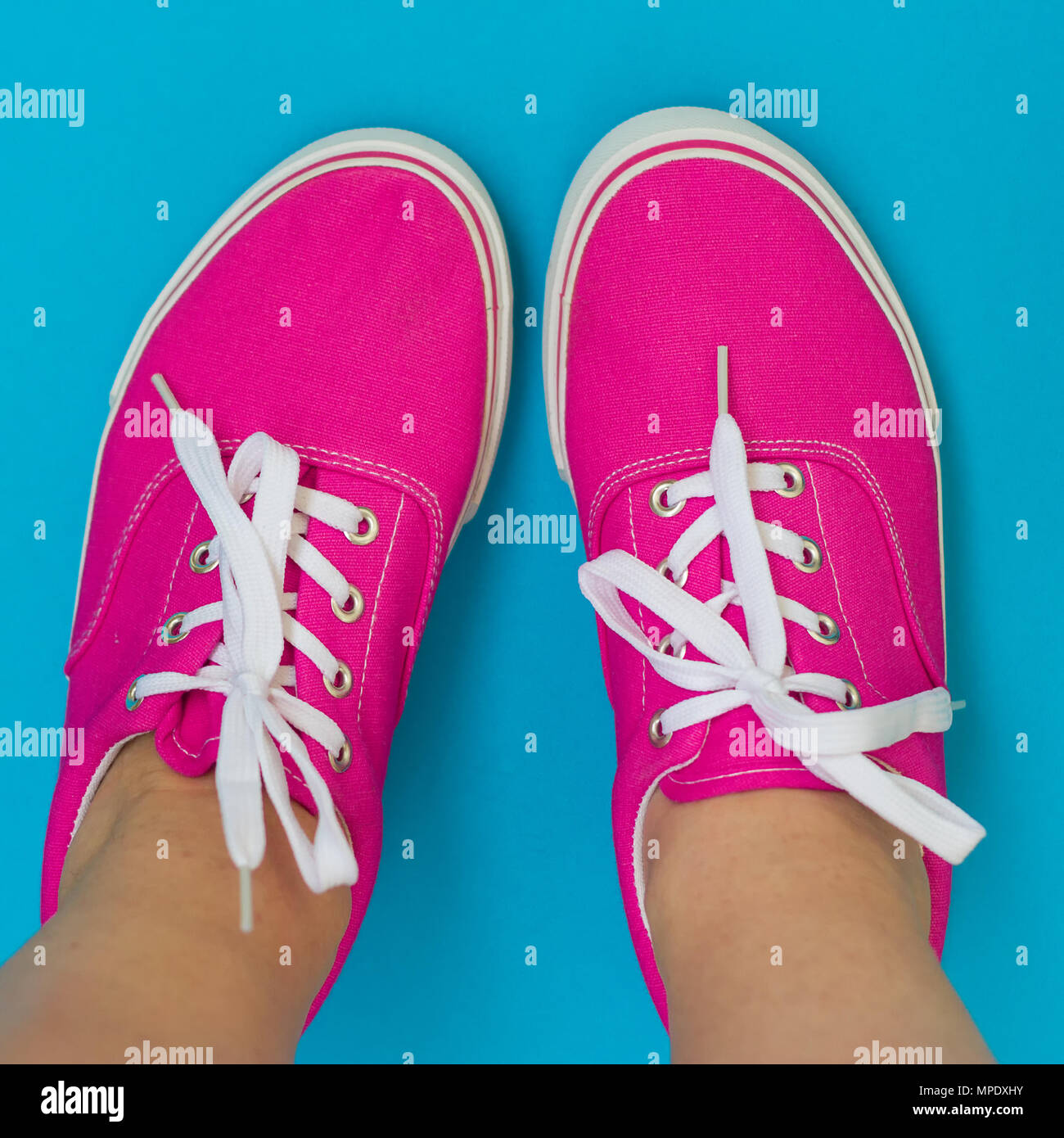 Blue high top sneakers hi-res stock photography and images - Alamy