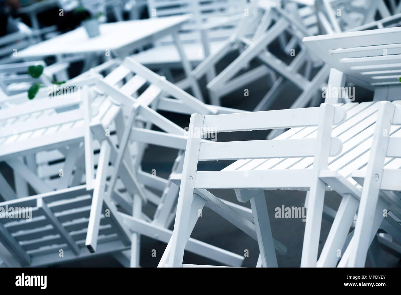 Broken chairs hi-res stock photography and images - Alamy