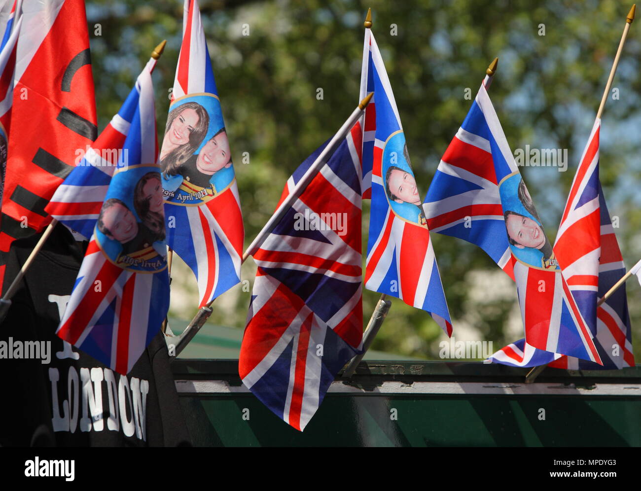 Commemorative memorabilia celebrating the Royal wedding of Prince ...