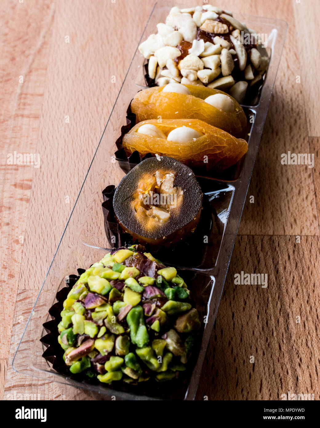 Mix Stuffed Fruits with Dried Apricot, pistachio, almond and fig ...