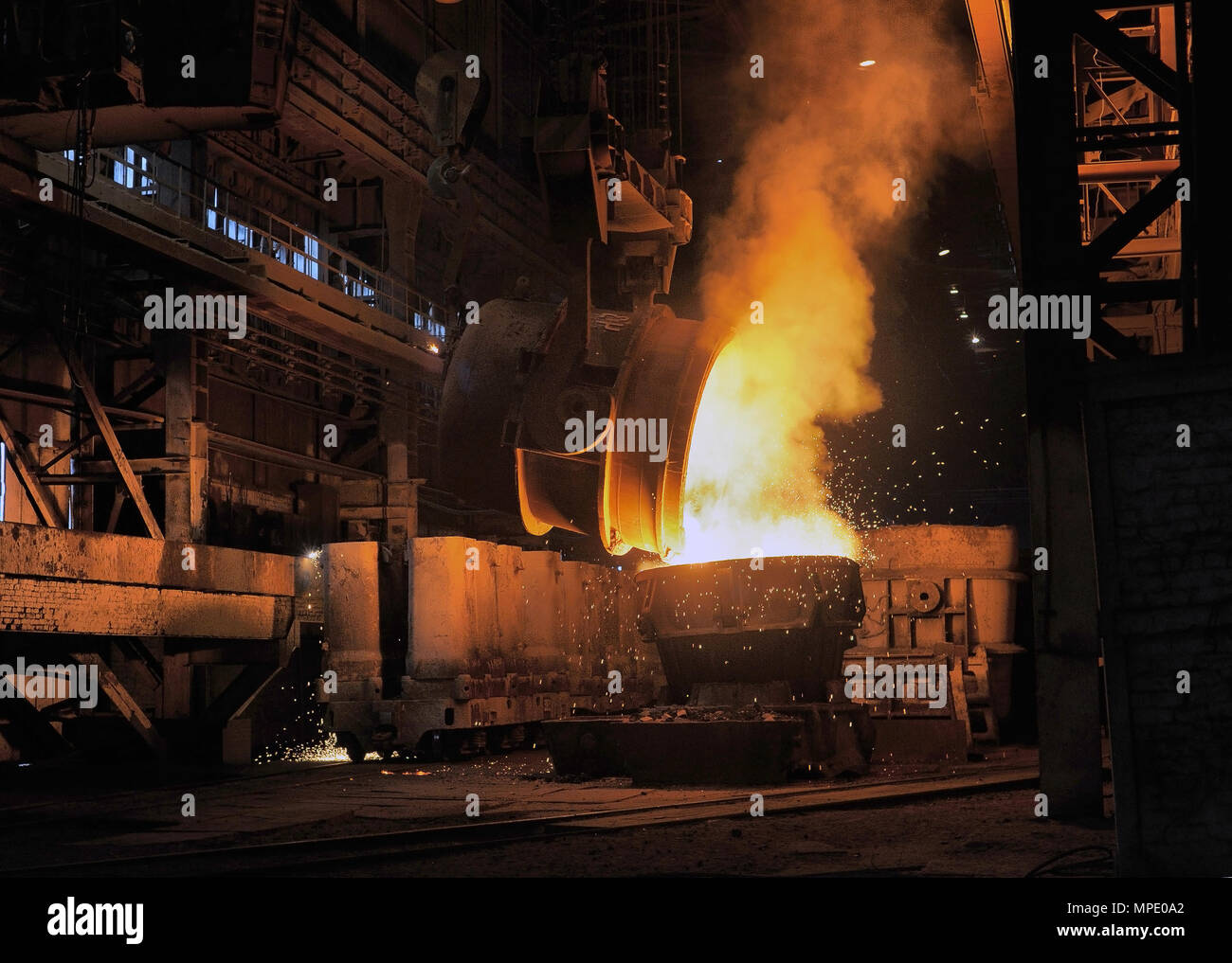 Metallurgy in action hi-res stock photography and images - Alamy