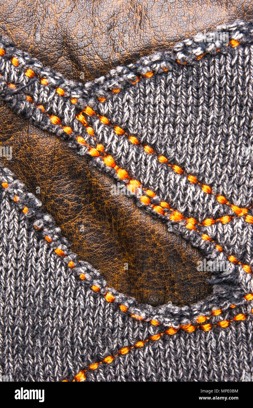 texture of a washed thick knit fabric Stock Photo - Alamy