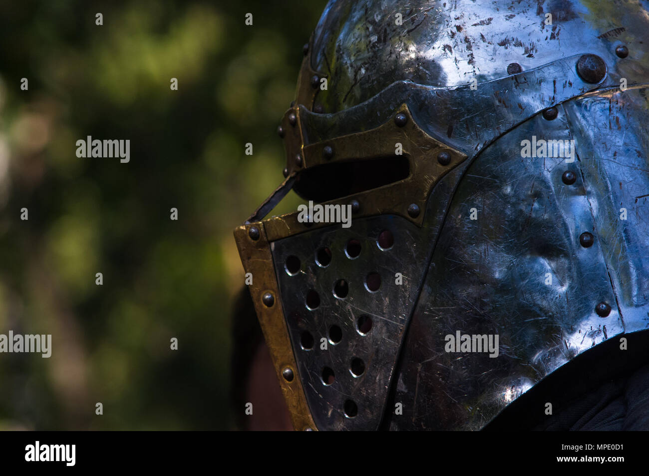 Knight's armour for historical reconstructions Stock Photo - Alamy