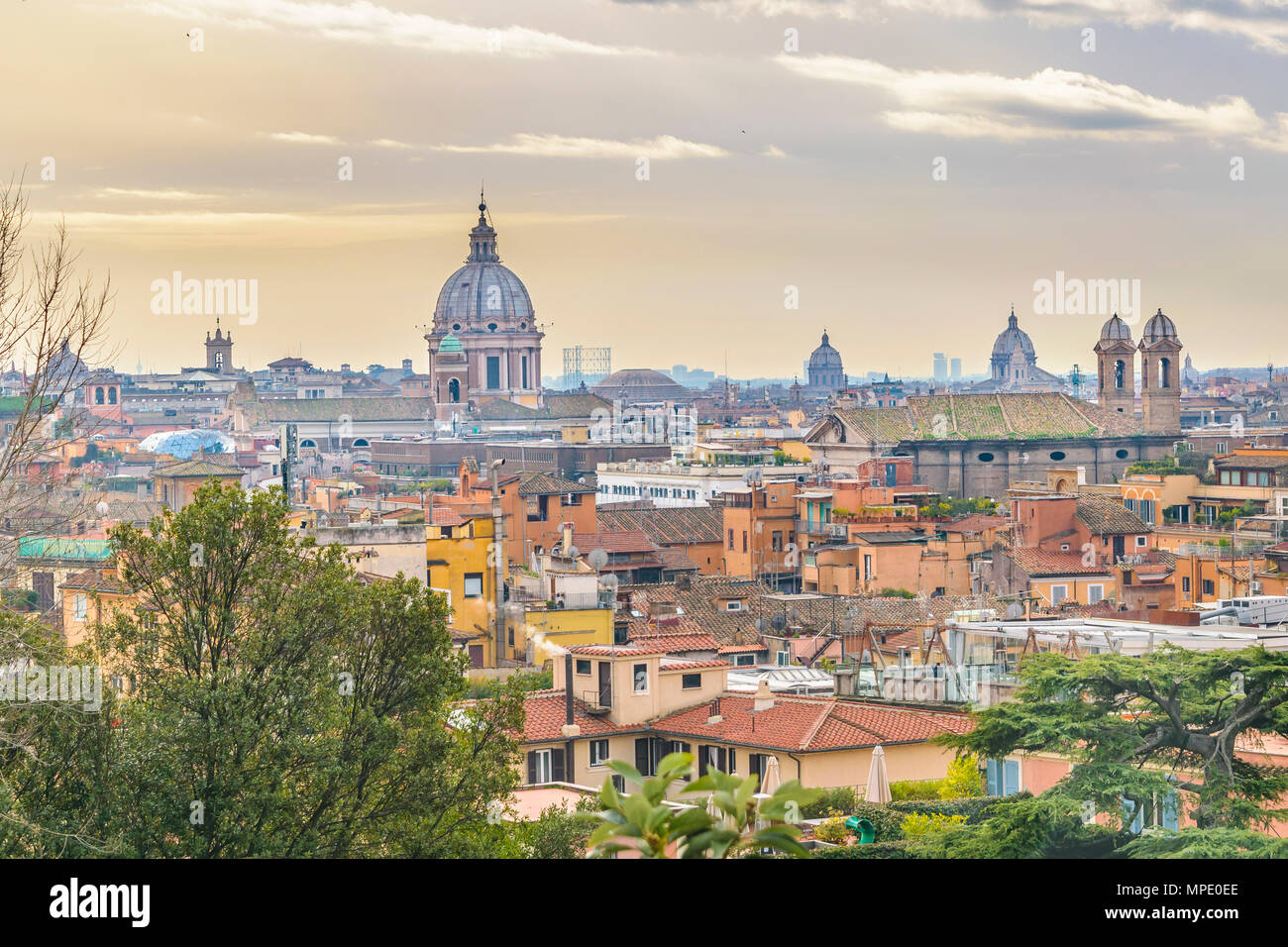 Monte pincio rome hi-res stock photography and images - Alamy