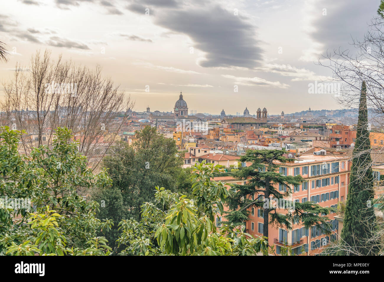 View rome from monte pincio hi-res stock photography and images - Alamy