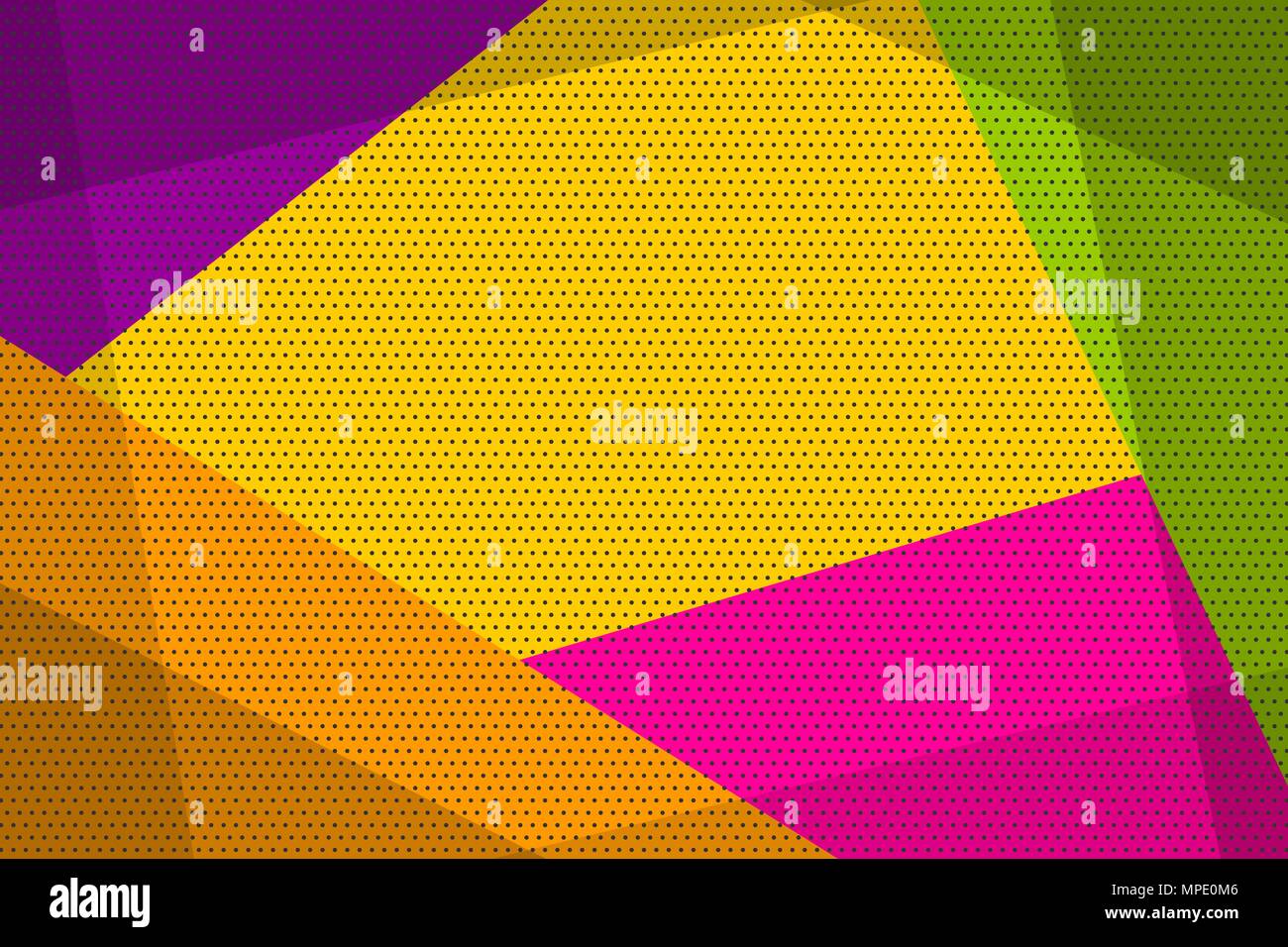 Geometric popo art vintage background Stock Vector Image & Art - Alamy