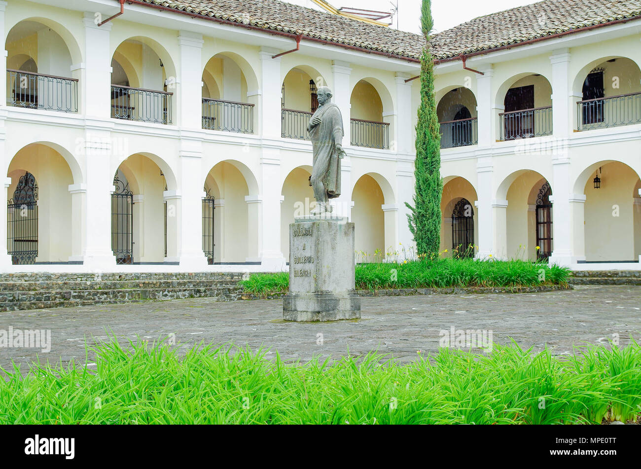 POPAYAN, COLOMBIA - FEBRUARY 06, 2018: The Guillermo Valencia National ...