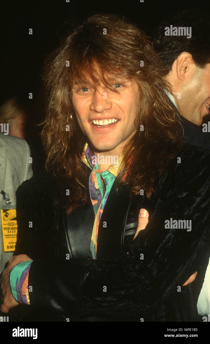 SANTA MONICA, CA - JANUARY 31: Singer Jon Bon Jovi attends Pollack ...