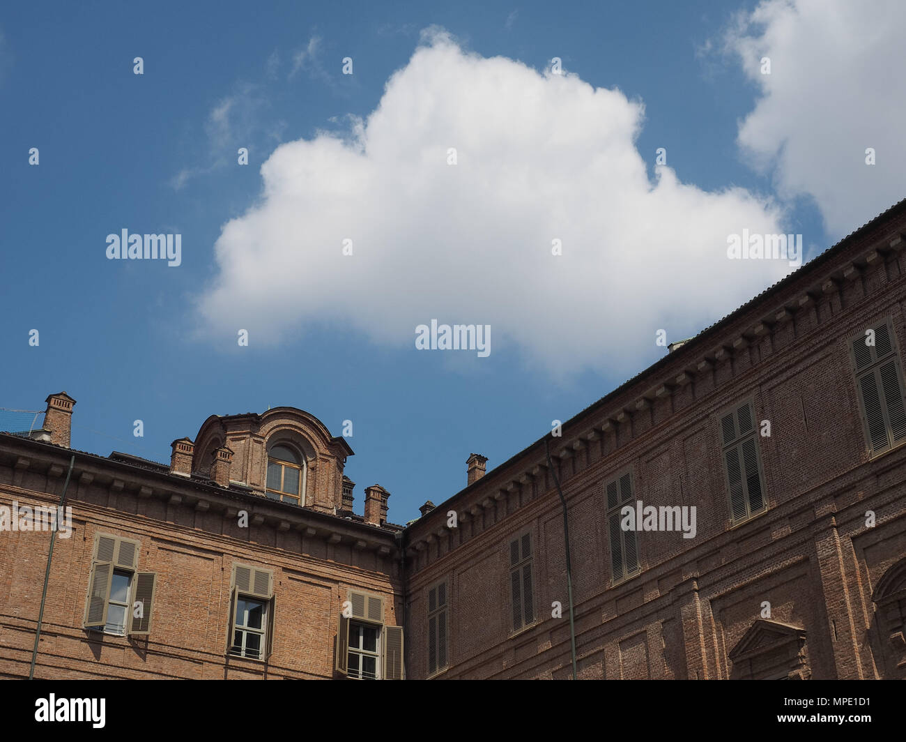 TURIN, ITALY - CIRCA MAY 2018: Palazzo Reale meaning Royal Palace Stock ...