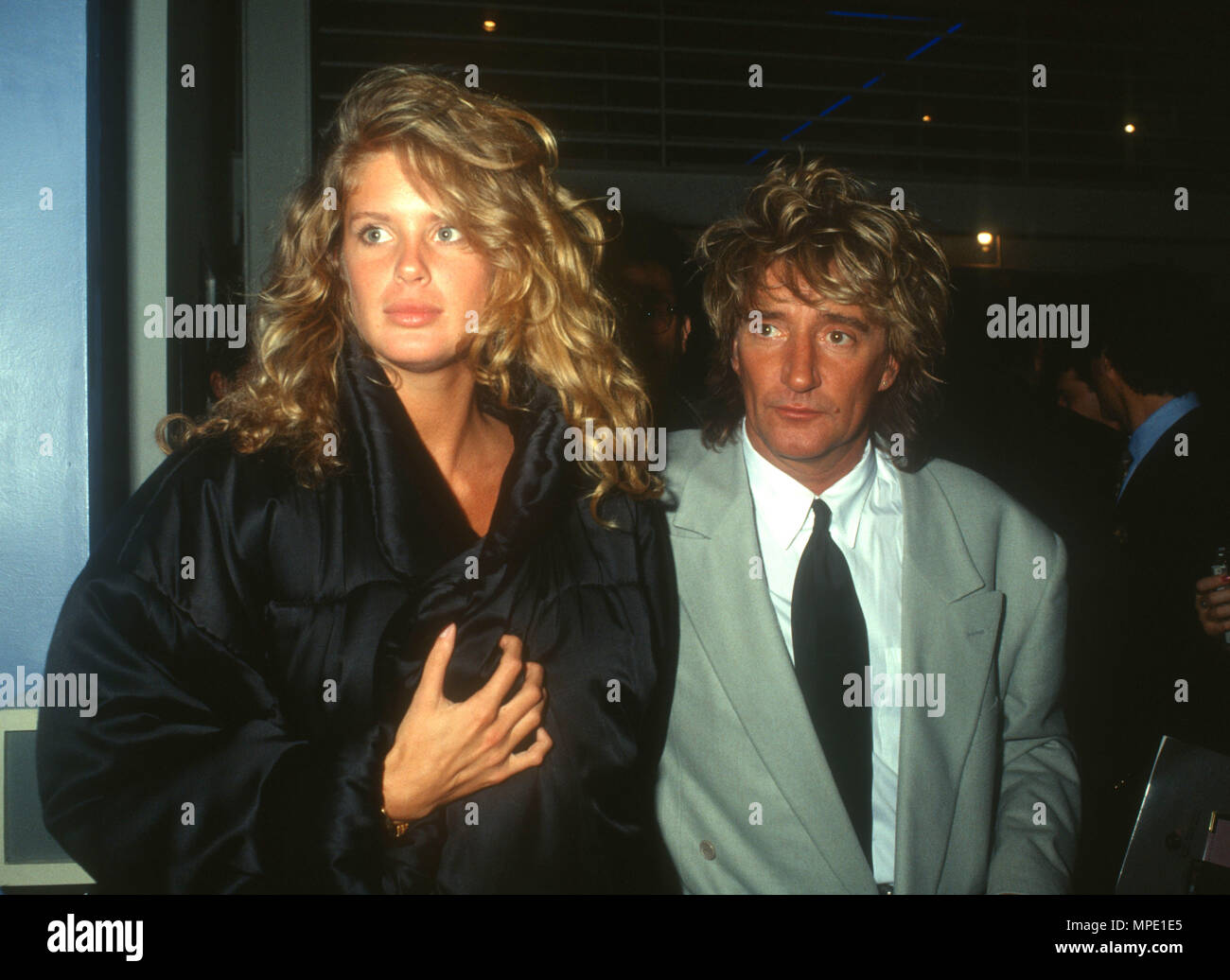 SANTA MONICA, CA - JANUARY 31: (L-R) Model Rachel Hunter and singer Rod ...