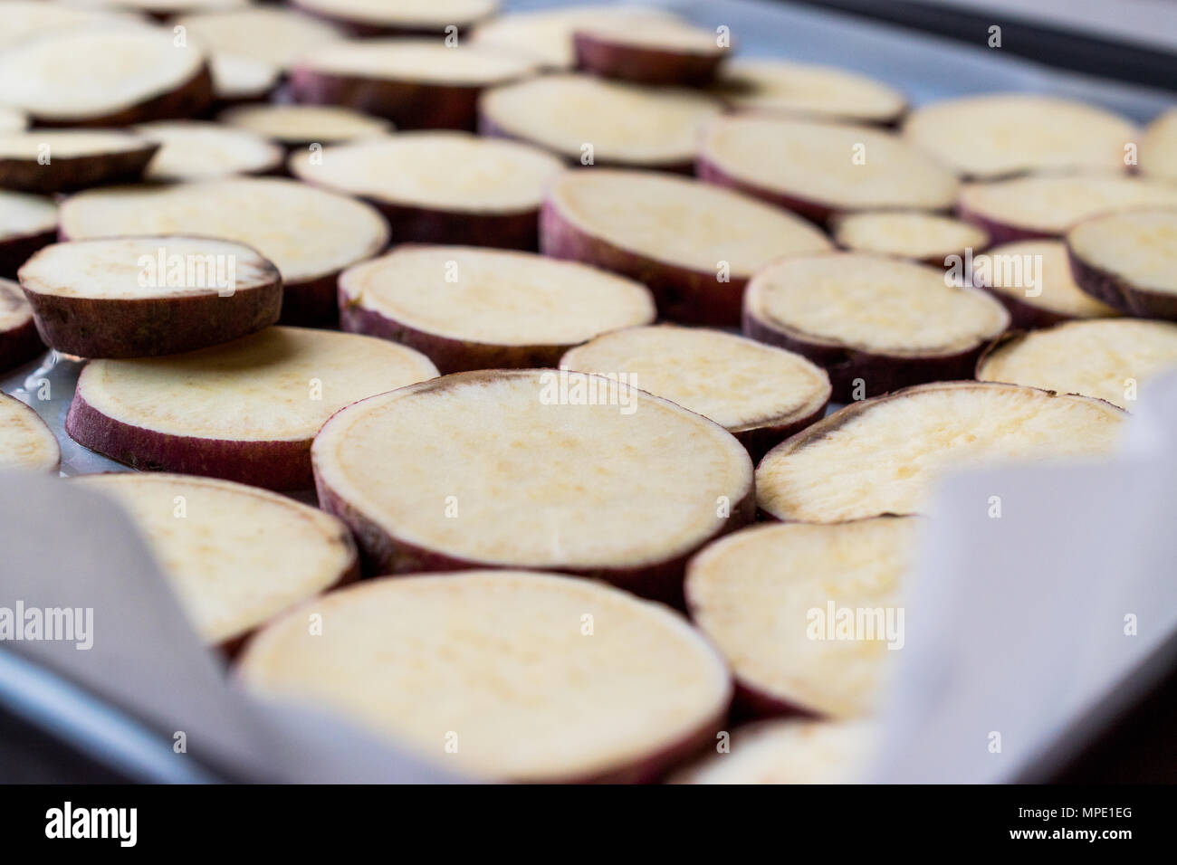 Sliced sweet potato hi-res stock photography and images - Alamy