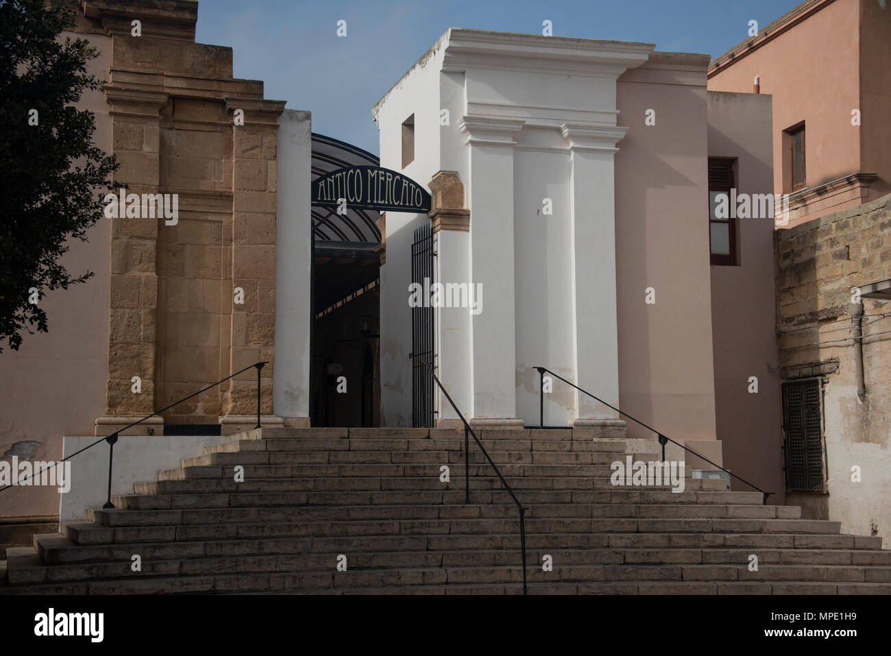 Old Market, Marsala, Sicily Stock Photo - Alamy