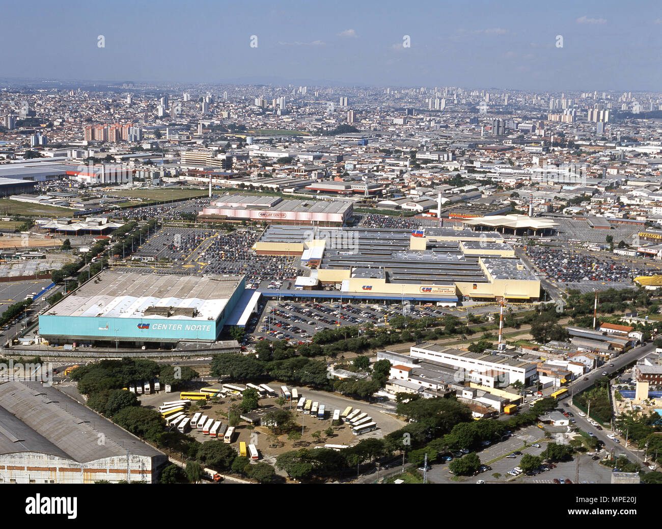 Aerial view, North Shopping Mall, Sao Paulo, Brazil Stock Photo - Alamy