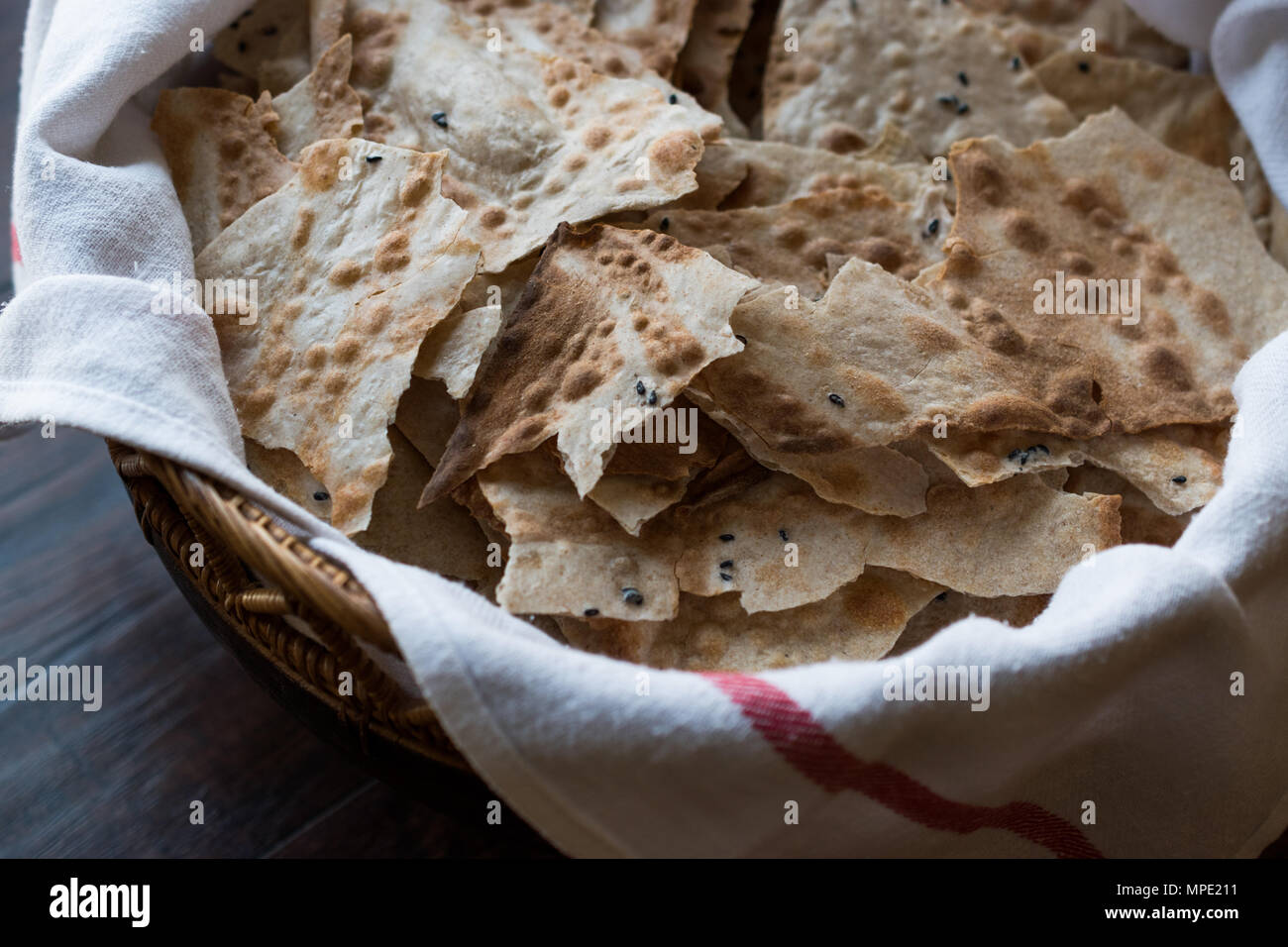 Thin bread hi-res stock photography and images - Alamy
