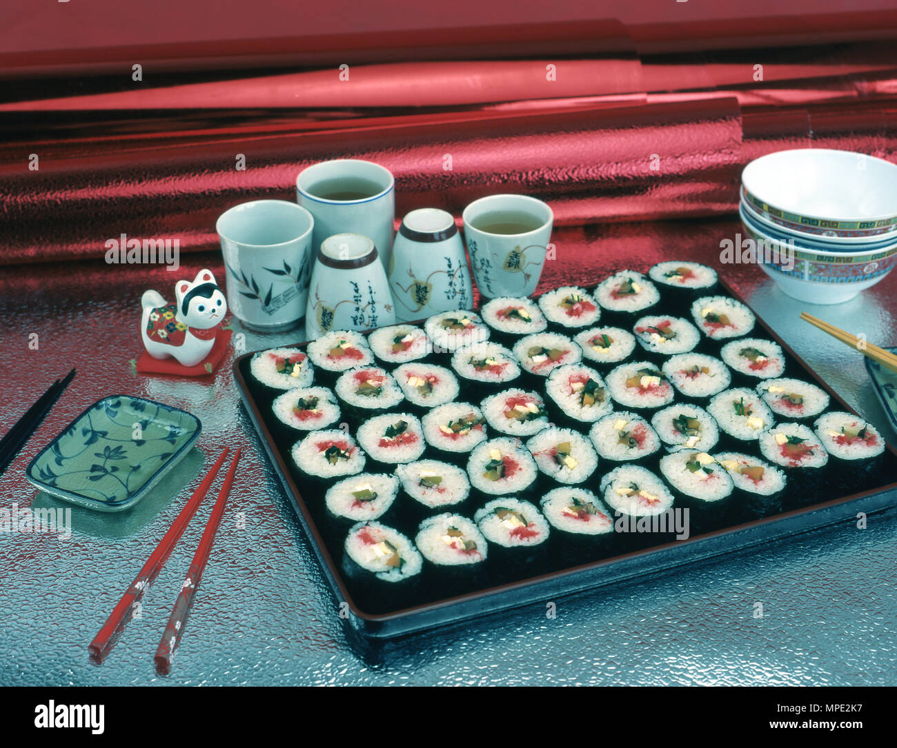 Tray sushi hi-res stock photography and images - Alamy