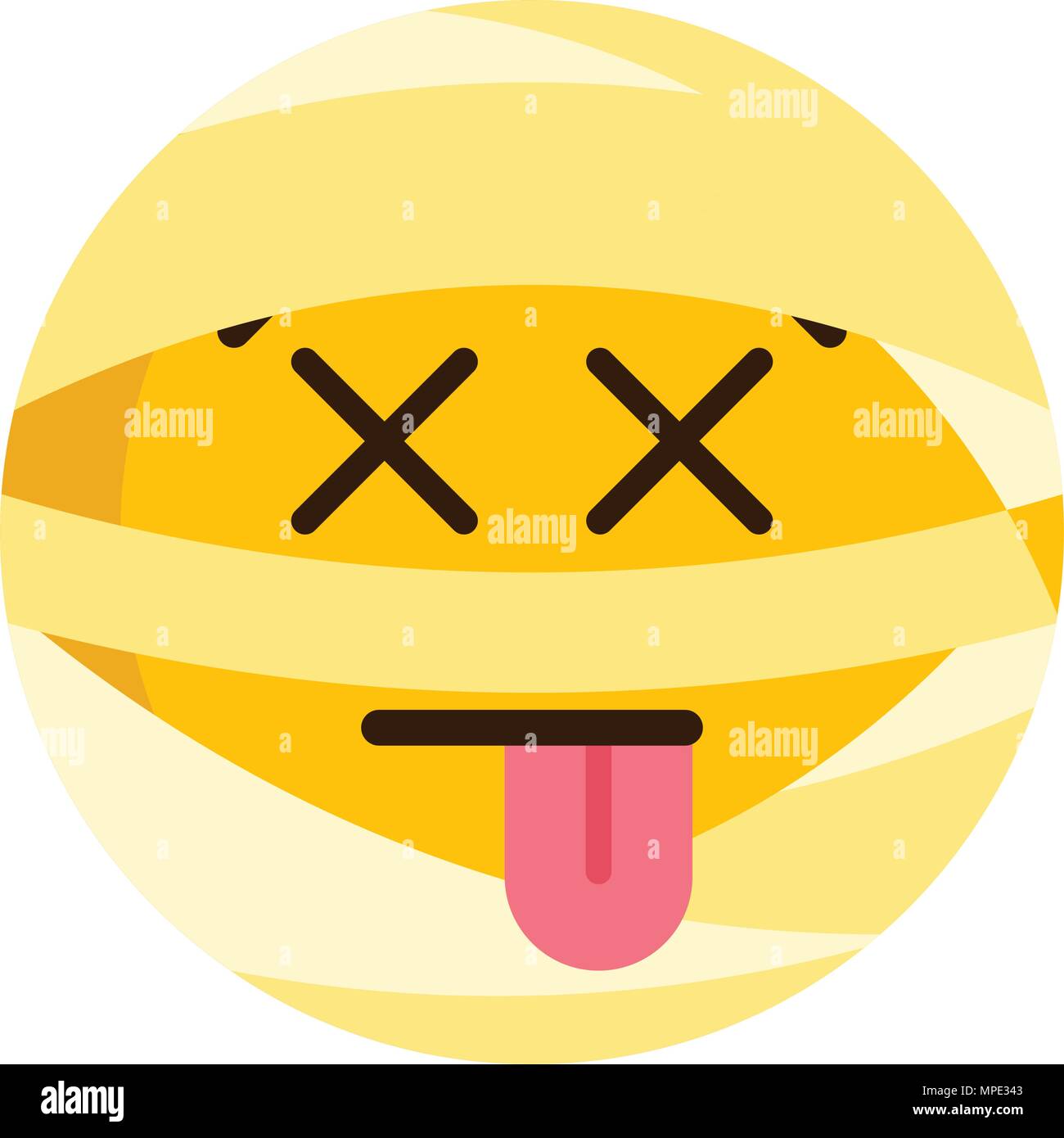 Dead mummy emoji icon Stock Vector Image & Art - Alamy