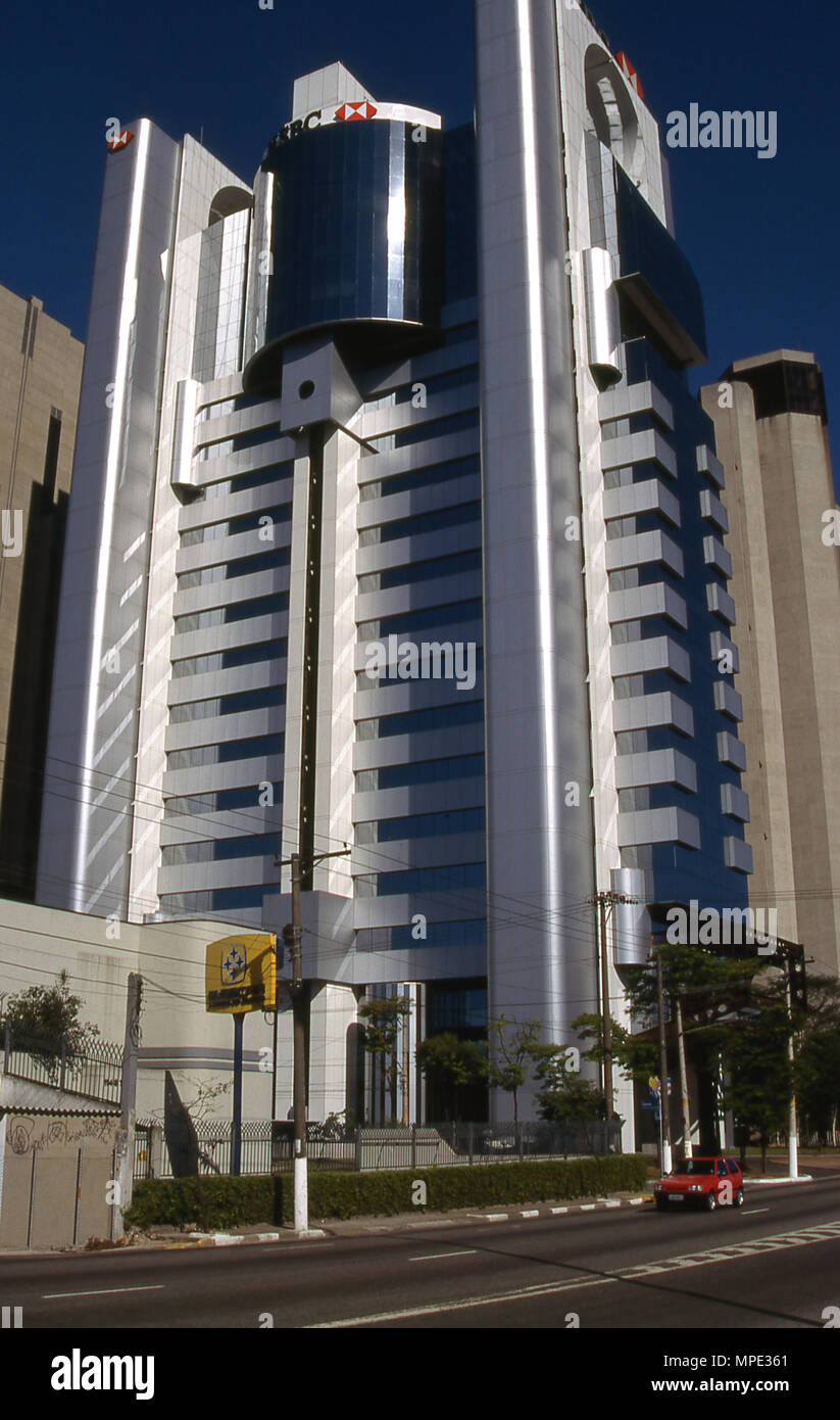 Building, HSBC Bank, United Nations Avenues, Brooklin Novo, Sao Paulo ...
