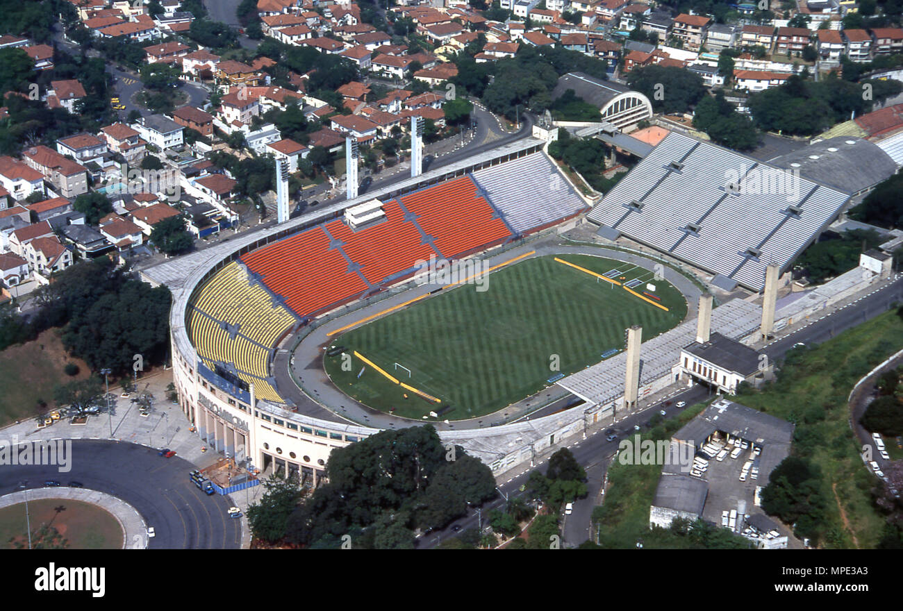 Pacaembú Stadium, Pacaembu, Sao Paulo, Brazil Stock Photo - Alamy