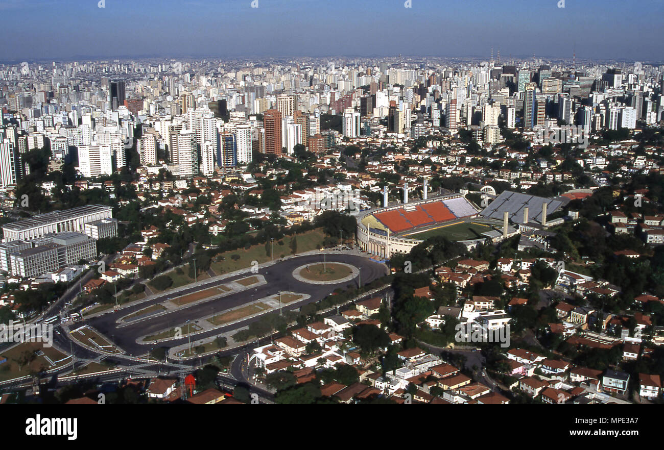 Pacaembú Stadium, Pacaembu, Sao Paulo, Brazil Stock Photo - Alamy