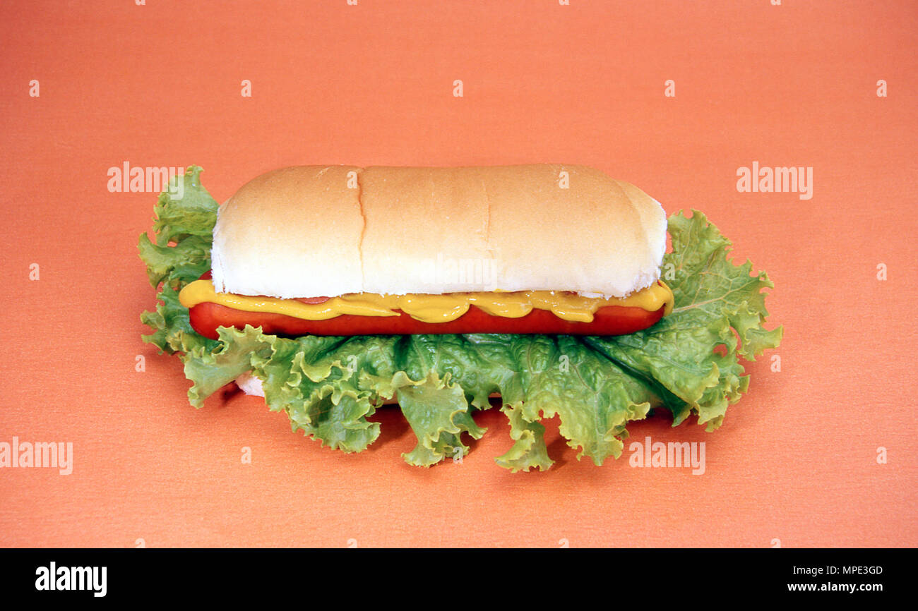 Food, Hot Dog Stock Photo - Alamy