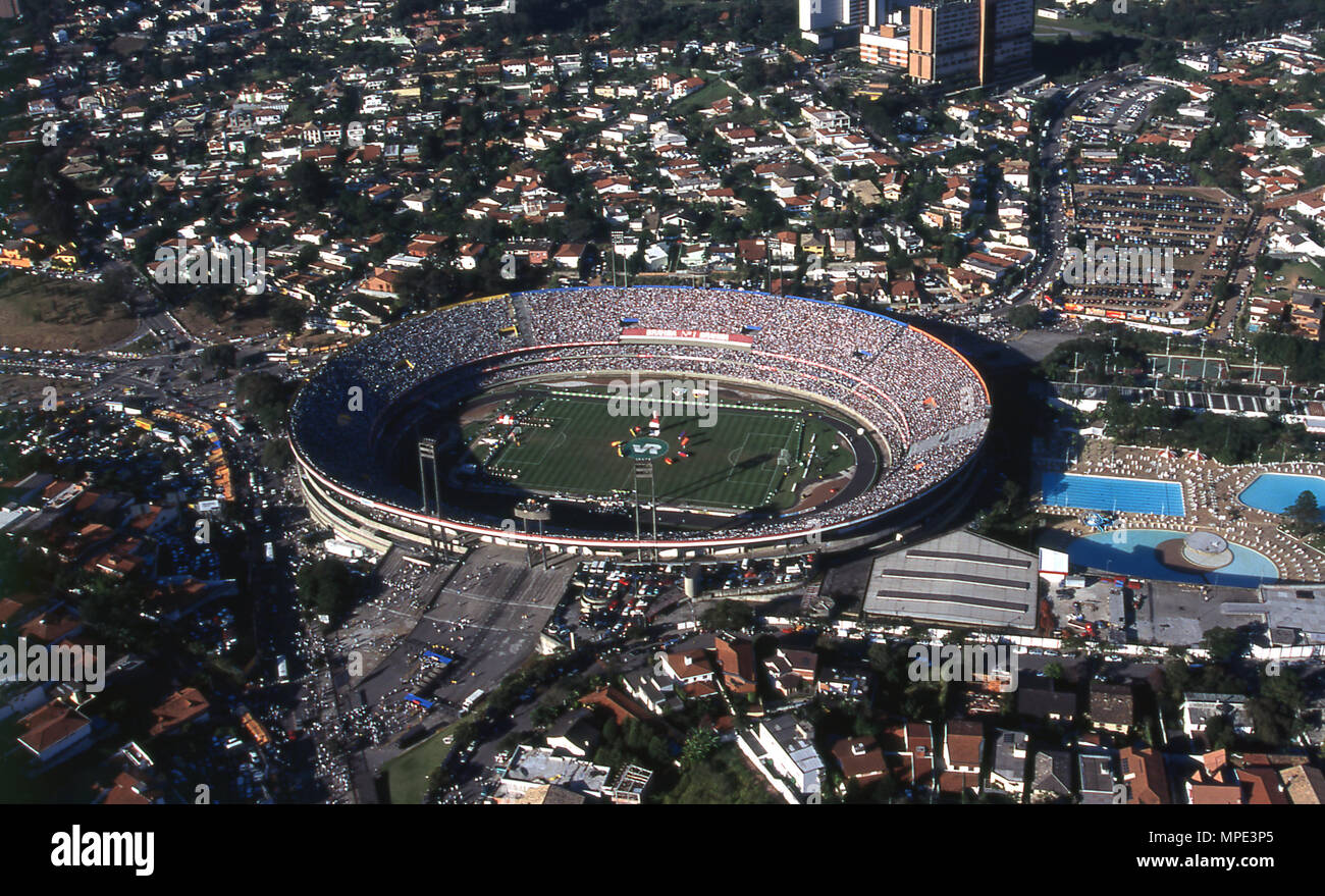 Aerial view, Morumbi Stadium, Sao Paulo, Brazil Stock Photo - Alamy