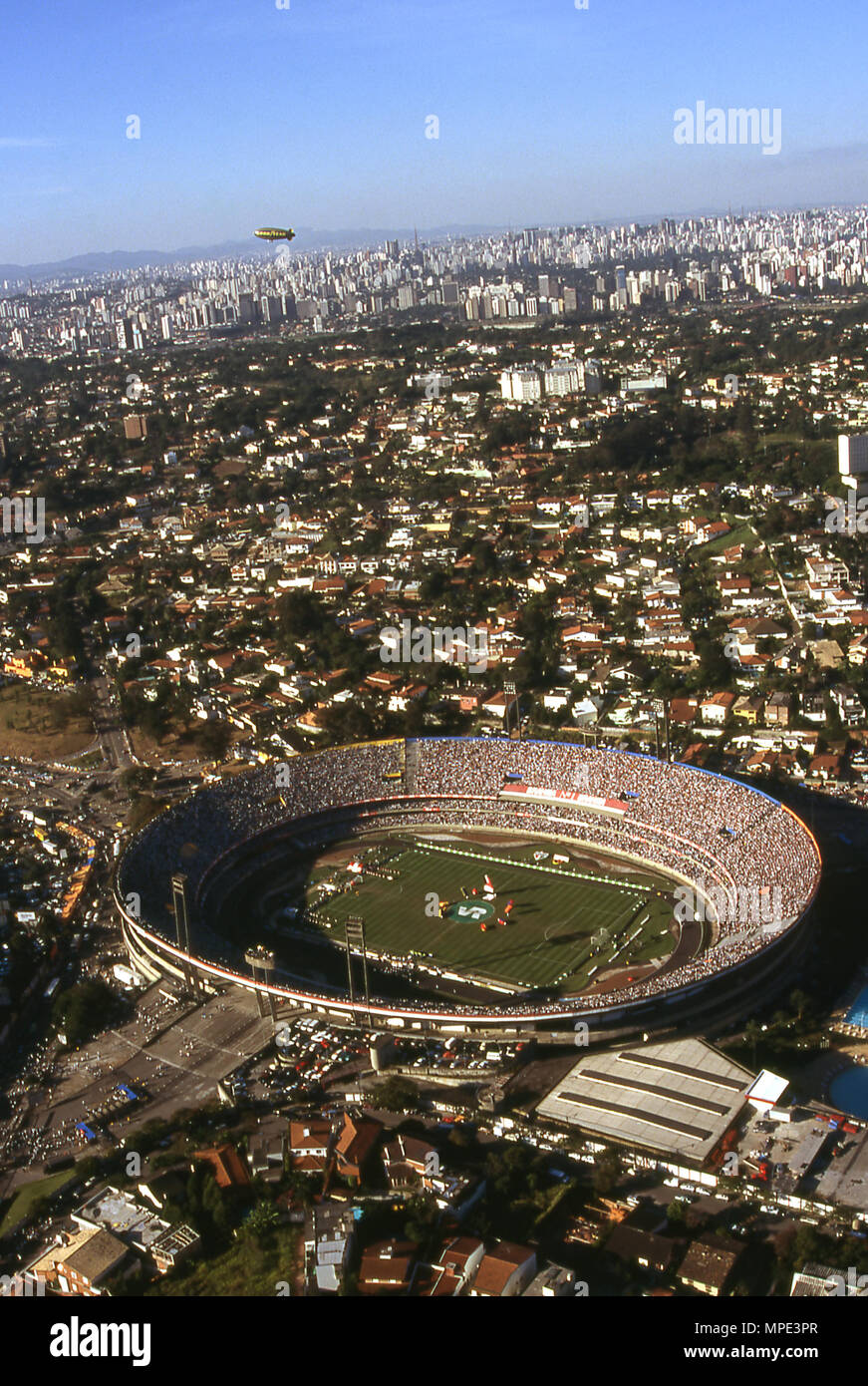 Aerial view, Morumbi Stadium, Sao Paulo, Brazil Stock Photo - Alamy