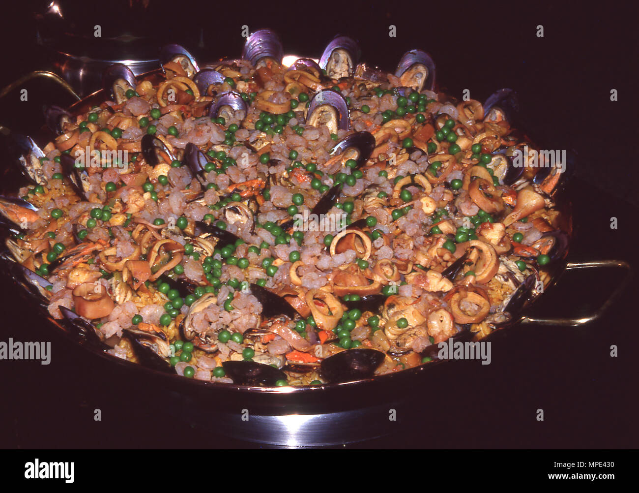 Restaurant, food, paeja Stock Photo - Alamy