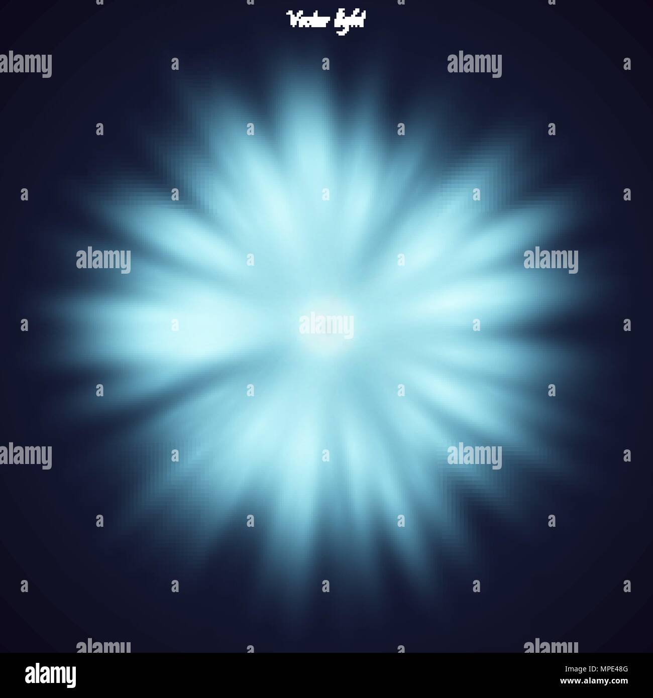 Magic object rays Stock Vector Images - Alamy