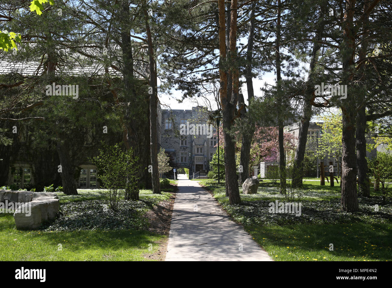 Stevenson Hall Building Western Stock Photo - Alamy