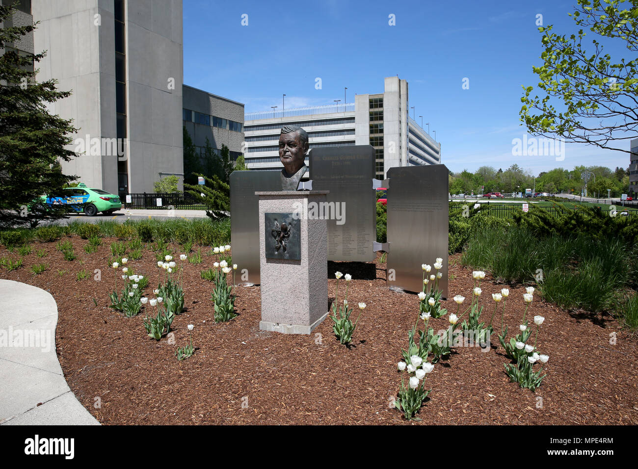 Charles George Drake Statue at Western University Stock Photo - Alamy