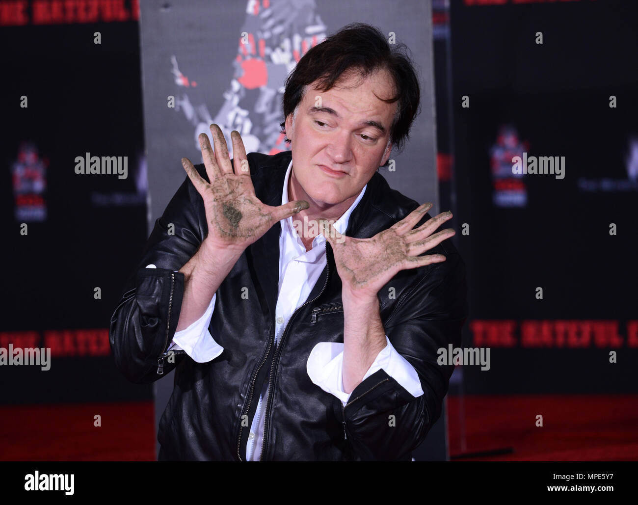 Quentin tarantino hand print ceremony hi-res stock photography and ...